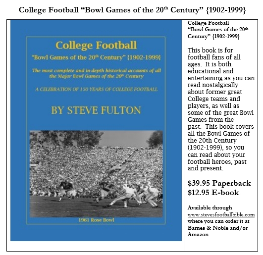 Football Paperback Bookstore | Steve's Football Bible